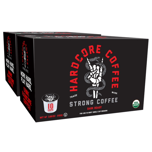 Hardcore Cups | Dark Roast Single-Serve Strong Coffee – Hardcore Coffee